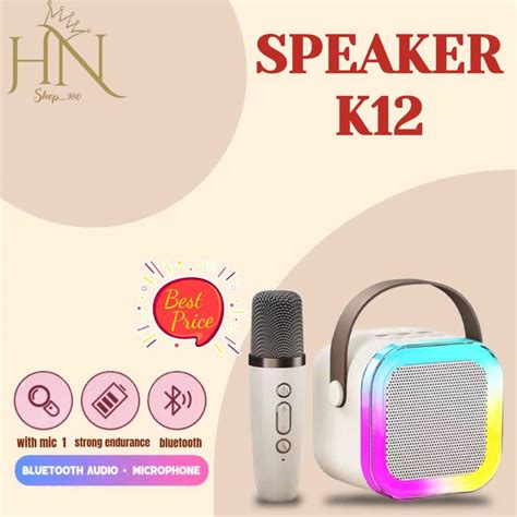 Jual Mikrofon Mini Nirkabel Bluetooth Speaker Kecil Portabel Luar
