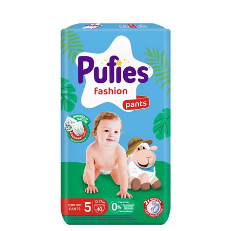 Pufies Scutece Chiloțel Numărul 5 12 17 Kg 40 Buc Dm Ro