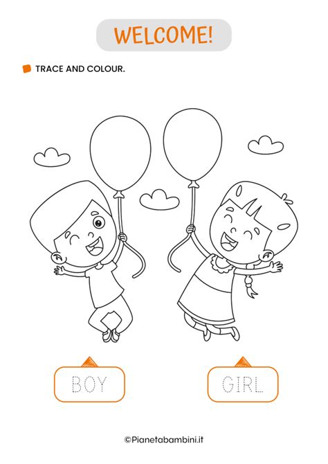 Schede Di Accoglienza Per La Classe Prima Di Inglese Pianetabambiniit