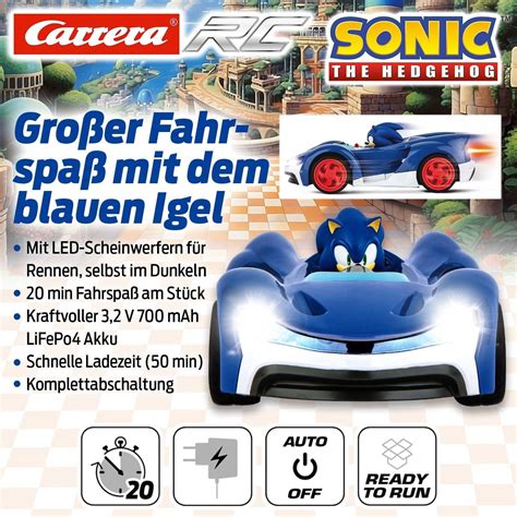 Carrera Rc 370201061 24 Ghz Sonic The Hedgehog Team Sonic 120 Scale Car Buy Best Price Global