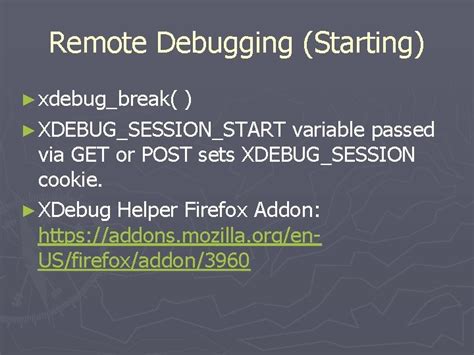 xdebug from a to x by gennady feldman