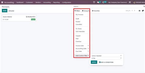 How To Activate And Create Purchase Receipts In Odoo 16 Accounting