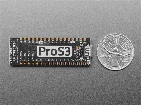 Pros3 Esp32 S3 With U Fl By Unexpected Maker Id 5749 Adafruit Industries Unique And Fun Diy