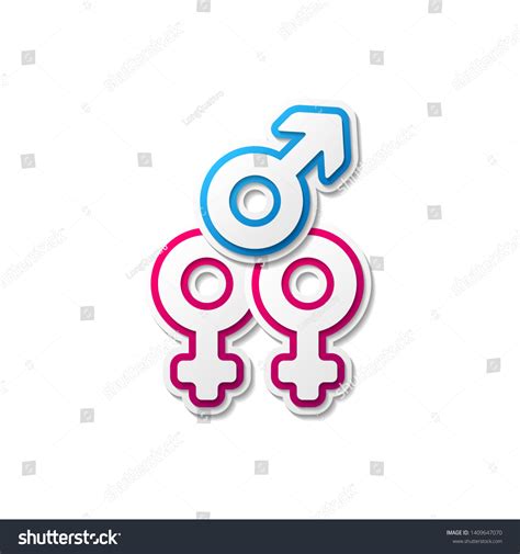 Different Gender Sex Symbols Set Isolated Stock Vector Royalty Free Shutterstock