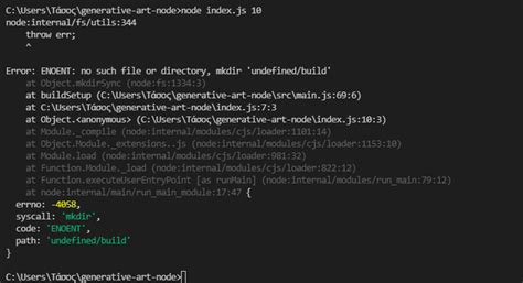 i get this when i write the command node index js · issue 10