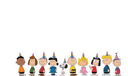 Peanuts Characters With Party Hats 1 By Disneyfanwithautism On Deviantart