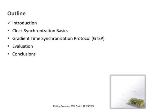 Ppt Gradient Clock Synchronization In Wireless Sensor Networks