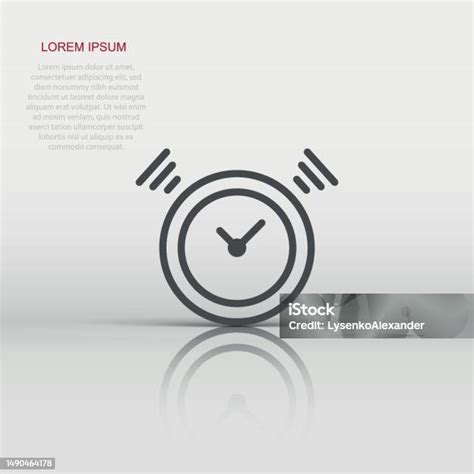 시계 타이머는 플랫 스타일에서 아이콘 시간 알람 그림 흰색 배경에 고립 스톱 워치 시계 사업 개념입니다 0명에 대한 스톡 벡터 아트 및 기타 이미지 Istock