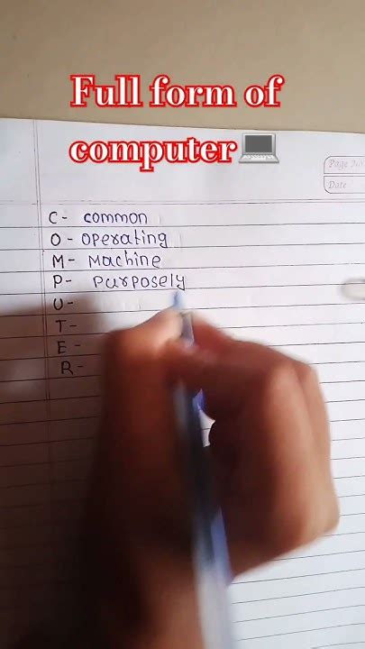 Full Form Of Computer💻computerscience Windows Learning Youtube