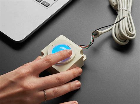 Panel Mount Glowing Trackball The Pi Hut