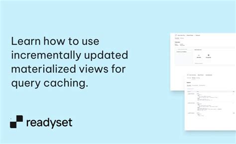 Readyset On Linkedin Readyset Same Database Much Faster Queries