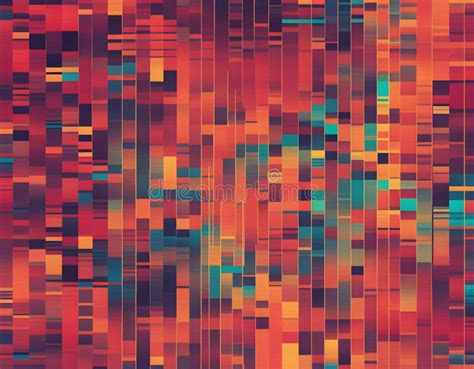 An Edgy Pixelated Glitch Pattern Backdrop With A Dynamic Music App Or