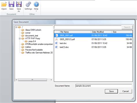 save a document logicaldoc documentation