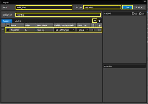 Creatingediting Part Category In The Database Allegro X Capture Cis