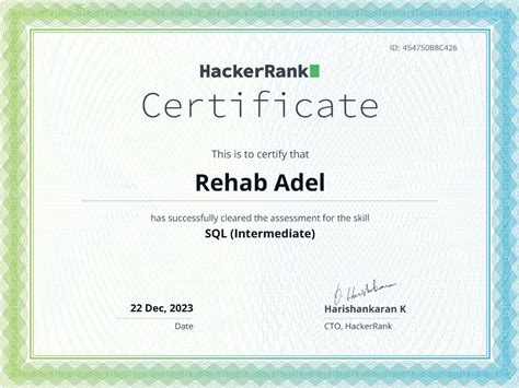 Rehab Adel On Linkedin I Have Unlocked Two Sql Certifications On