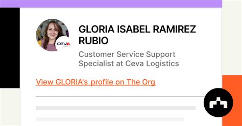 Gloria Isabel Ramirez Rubio Customer Service Support Specialist At