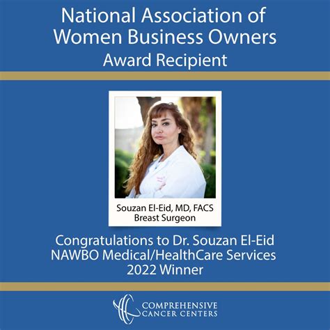 Congratulations To Dr Souzan El Eid For Receiving Nawbos Medical