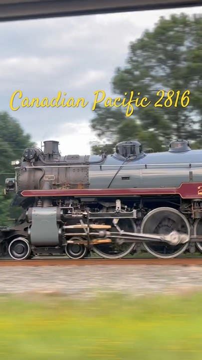 Canada Pacific 2816 Steam Youtube