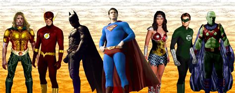 Justice League Lineup By Valor1387 On Deviantart