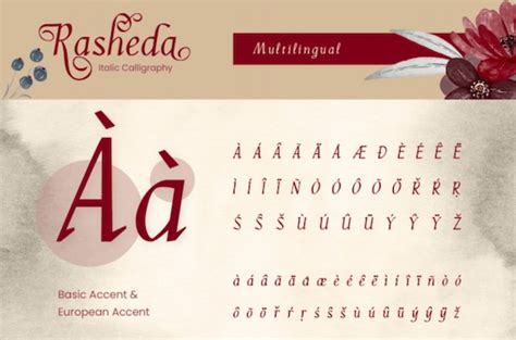 Rasheda Font Dafont101