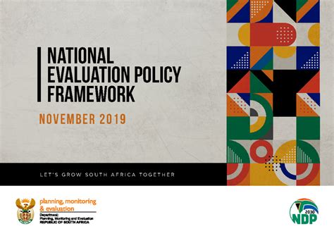 National Policy Framework Nov 2019 National Evaluation Policy Framework Novemb Er 20 19 L E T