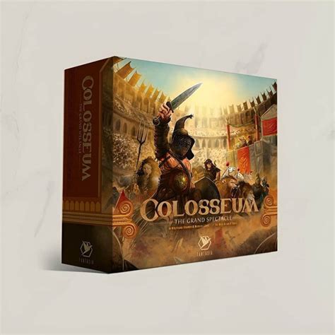 Colosseum The Grand Spectacle Senator Pledge Kickstarter Board Game By
