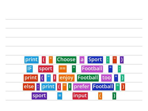 Python If Structure Word Magnets
