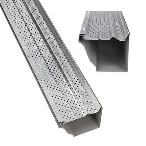 Angel Sar 5 In X 115 Ft Gutter Guard Leaf Protection Aluminum
