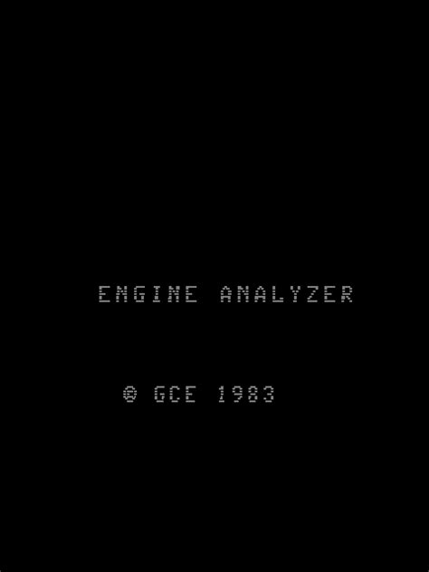 Engine Analyzer Vgm Music • Vgmrips