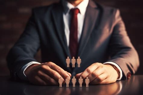 Premium Photo Corporate Hierarchy Concept By Generative Ai