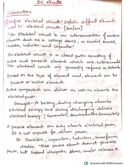 Module 1 Ohms Law And Kirchoffs Laws Pdf