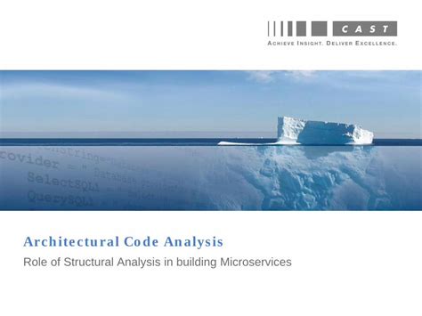Pdf Architectural Code Analysisuse Of Microservices Architecture