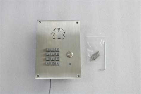 Full Keypad Emergency Lab Intercom Analog SIP GSM Emergency Hands Free Intercom