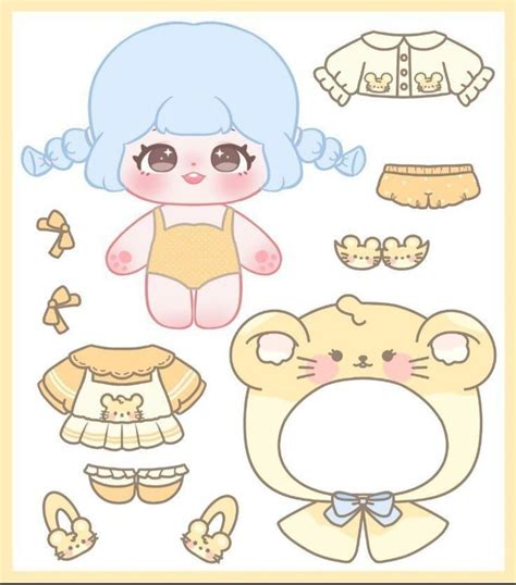 Yellow 💛 Free Printable Paper Dolls Paper Dolls Princess Paper Dolls Printable