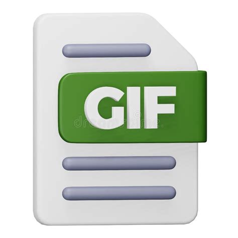 File Format 3d Rendering Isometric Icon Stock Vector