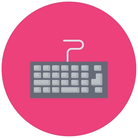 Premium Vector Keyboard Flat Illustration
