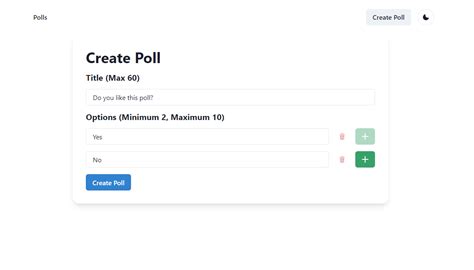 create a poll app using nextjs devdojo