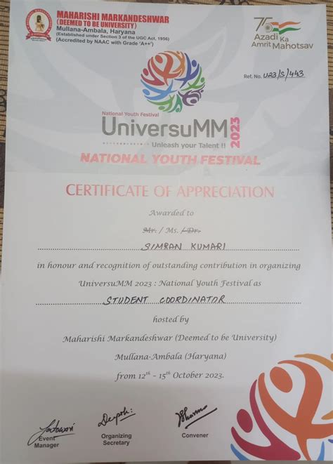 Simran Kumari On Linkedin Achievement Education Certification