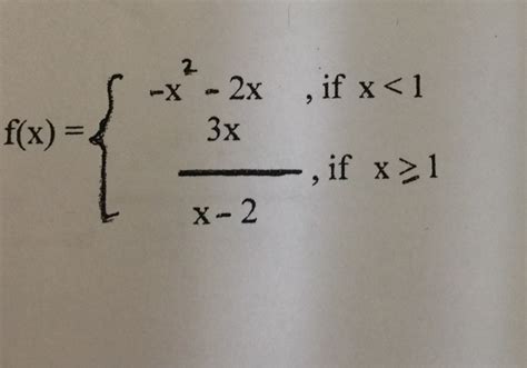 Solved Find Values Of X If Any At Which F Is NOT Chegg
