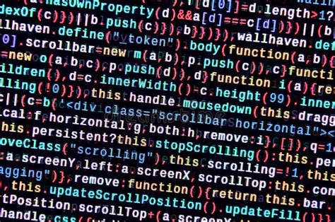 Fonctions De Javascript Variables Objets Surveillez Le Plan Rapproché Du Code Source De