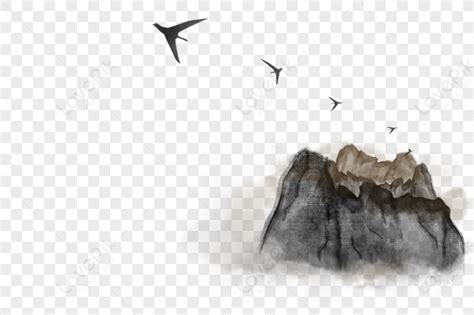 중국 스타일의 잉크 배경 Png 일러스트 무료 다운로드 Lovepik