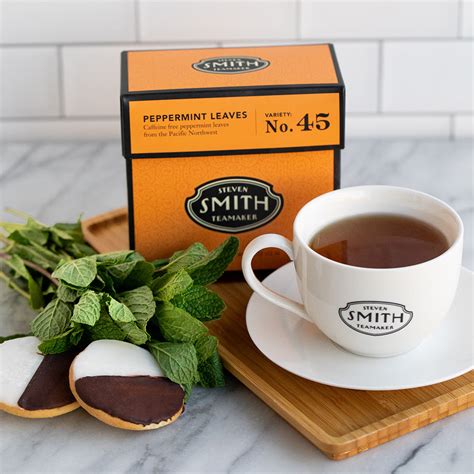 Smith Tea Peppermint Leaves Caffeine Free Herbal Infusion Smith