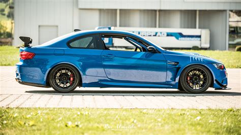 Cm Motorsports Blue E92 M3 Track Car With 18 Ec 7 Wheels… Flickr