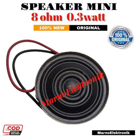 Jual Speaker Mini 8 Ohm 0 3 Watt Mini Speker 8ohm 0 3w Original Shopee Indonesia