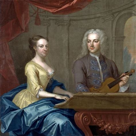 Thomas Powell And His Wife Mary Oil On Canvas Giclee Print British