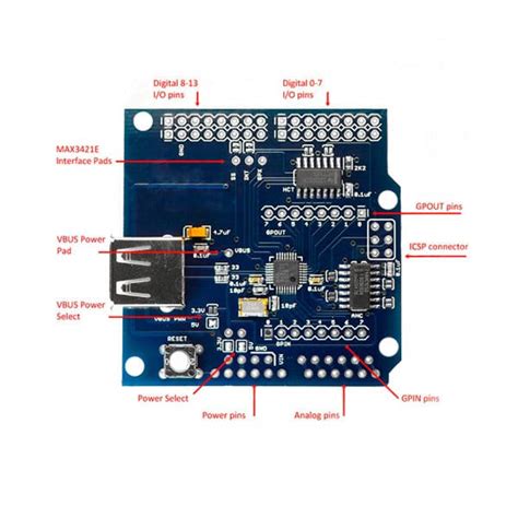 usb host shield android para arduino makerhero