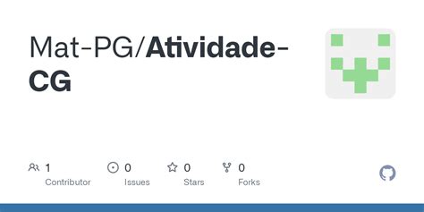 Github Mat Pgatividade Cg