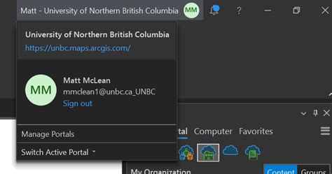 arcgis pro portals unbc gis lab