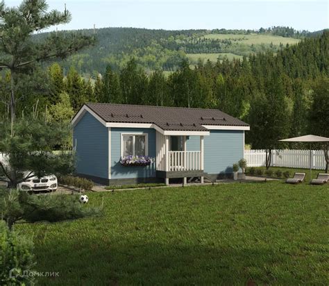 Проект дома «СКАНДИ 55 компании ООО «СК ЭНИ ХОУМ из материала Каркасный дом площадью 44 5м²