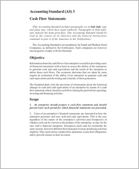 FREE 9 Cash Flow Statement Samples In MS Word PDF Excel